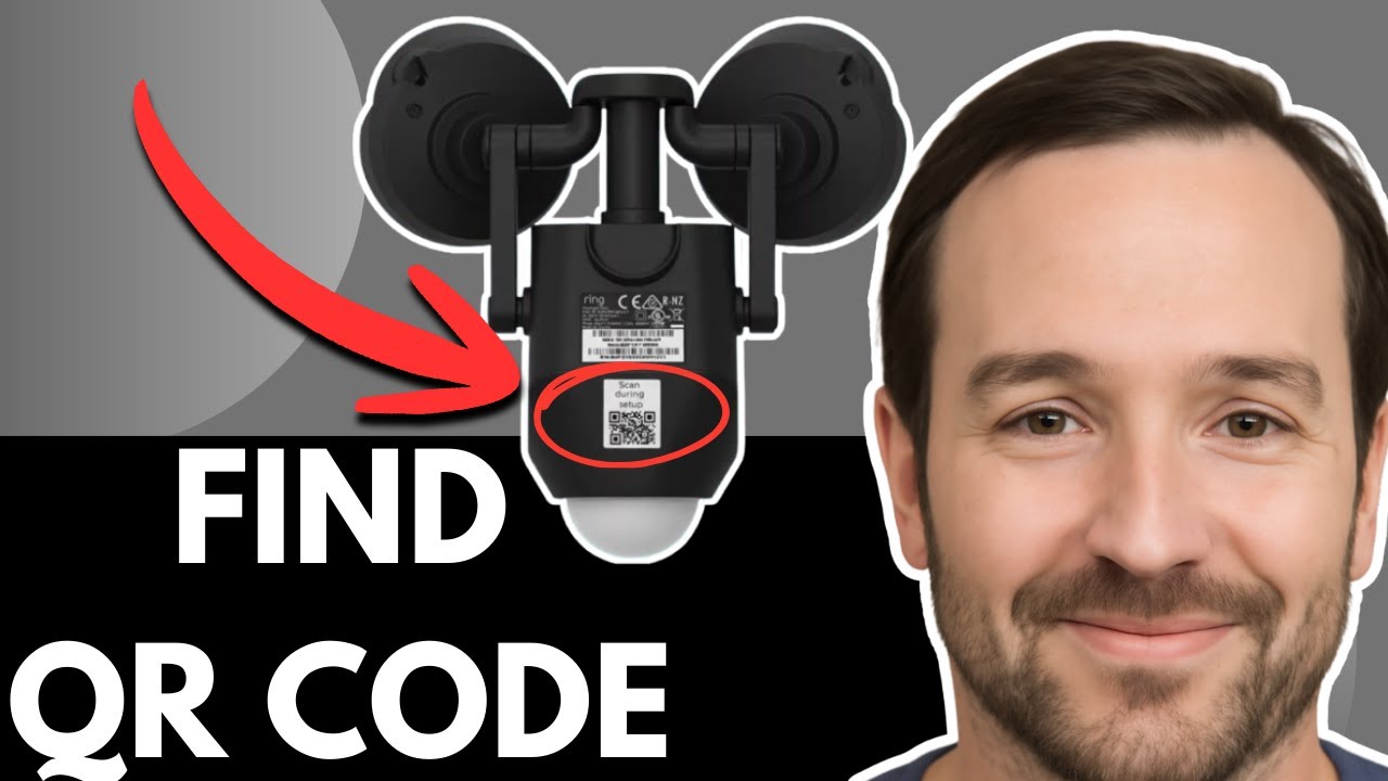 How To Find QR Code On Ring Floodlight Camera - Easy Steps - YouTube