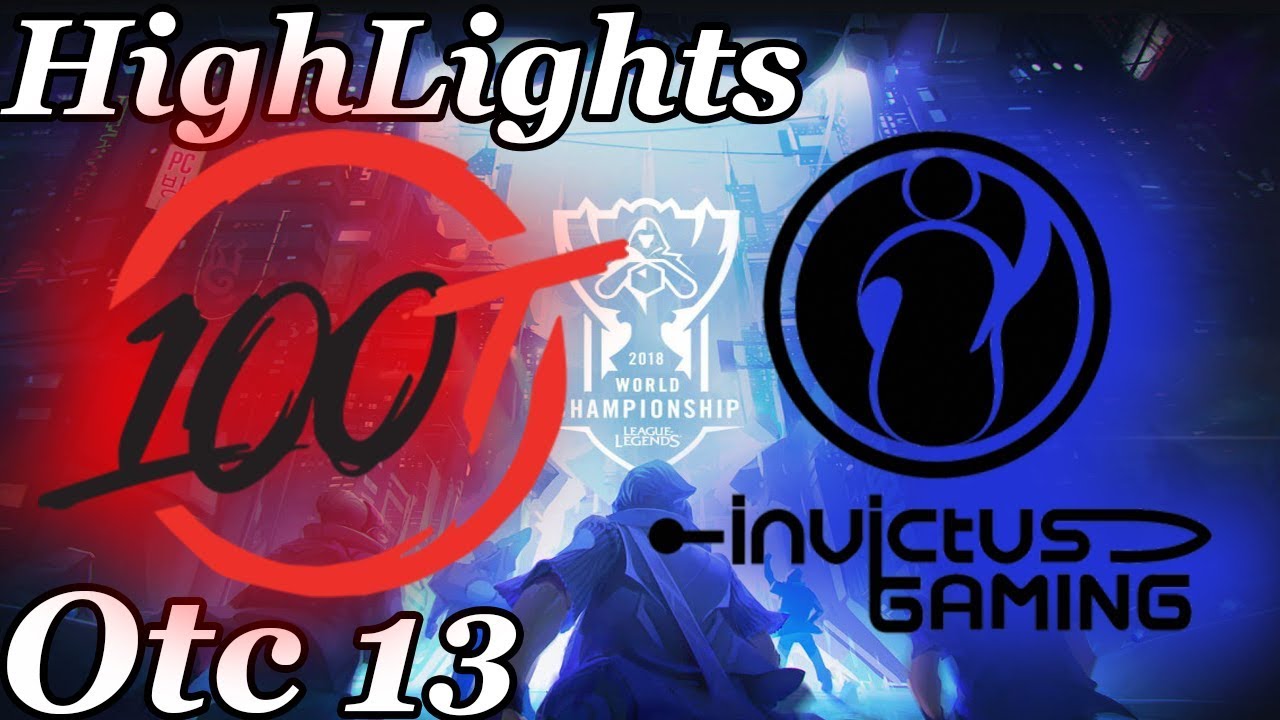 IG vs 100 Highlights Worlds 2018 | Day 4 Play In Stage S8 LoL Worlds ...