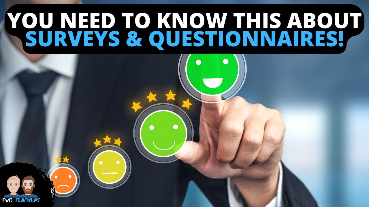 What's the Difference Between Surveys and Questionnaires in Market Research? - YouTube