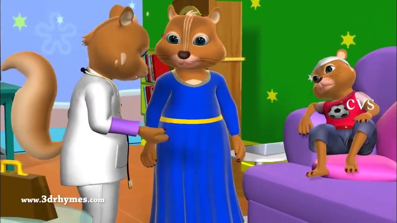 Five Little Rabbits Jumping on the Bed Nursery Rhyme More Kids Songs ...