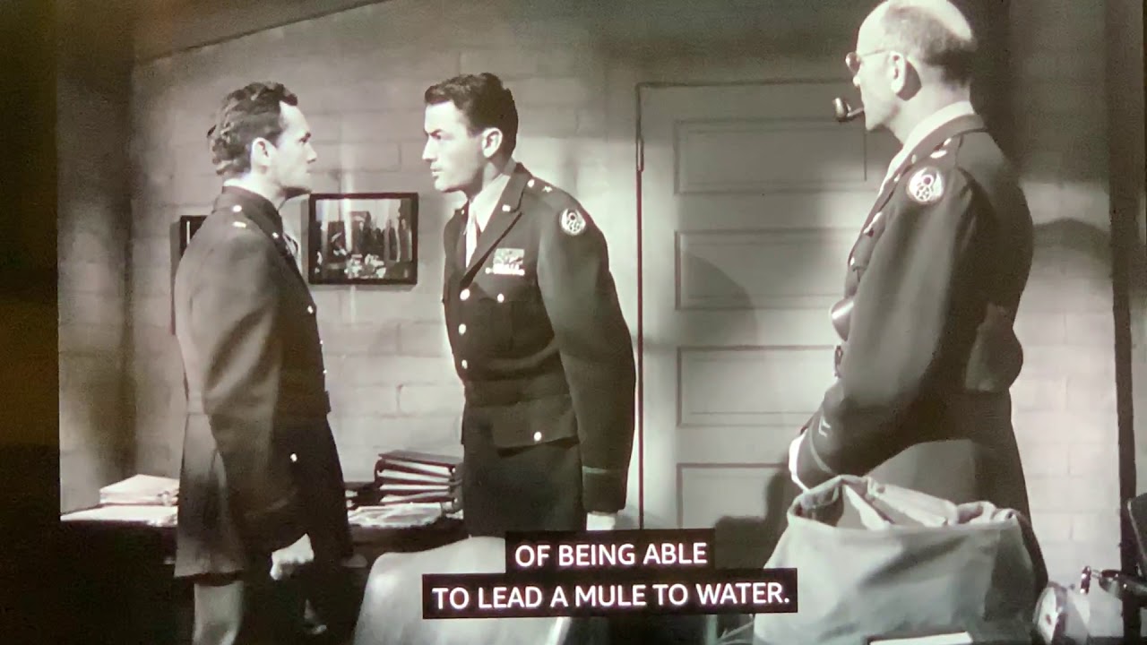 12 O'Clock High - 1949 - Gen Savage Strives to Build Leaders - YouTube