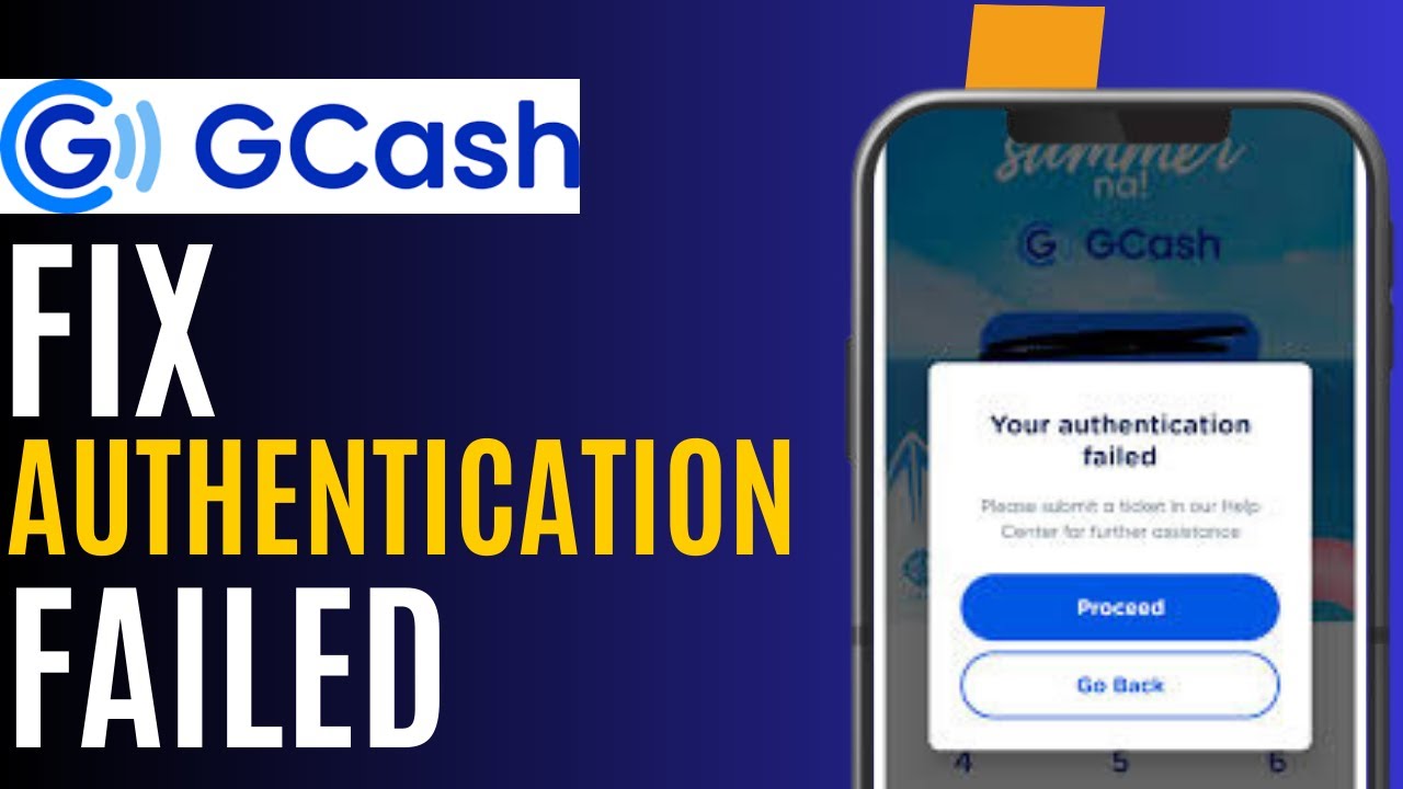 How To Fix GCash App Authentication Failed - YouTube