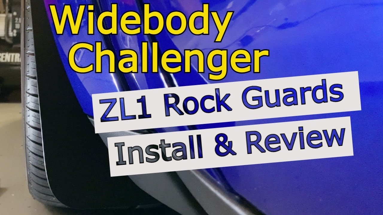 Dodge Challenger Widebody ZL1 Rock Guards Install and Review - YouTube