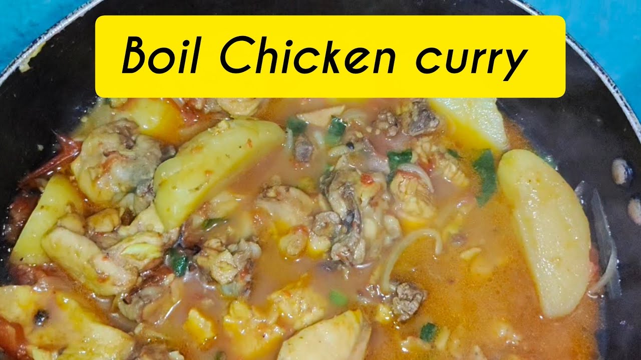 Boil Chicken curry recipe with Nilakshi'sdiary - YouTube