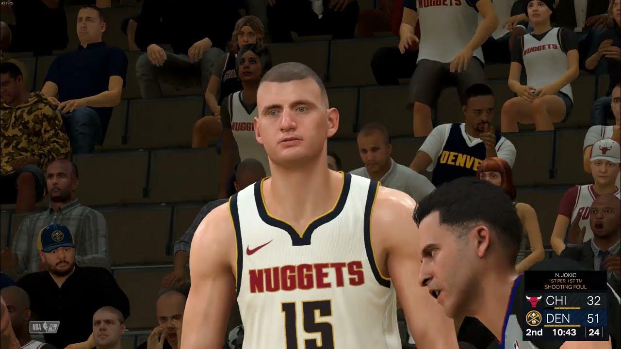 CHICAGO BULLS VS. DENVER NUGGETS || NBA 2K24 || Preseason || GTX 1650(Medium Settings) - YouTube