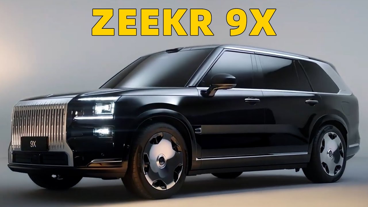 ZEEKR 9X interior revealed, large luxury SUV, 0-100 km/h in 3s, in ...