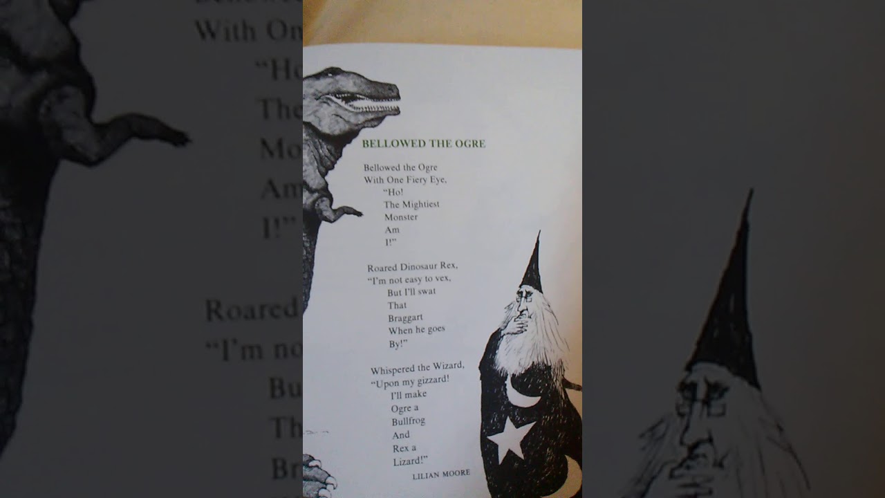 Reading "Giant Poems" edited by Daisy Wallace!!! - YouTube