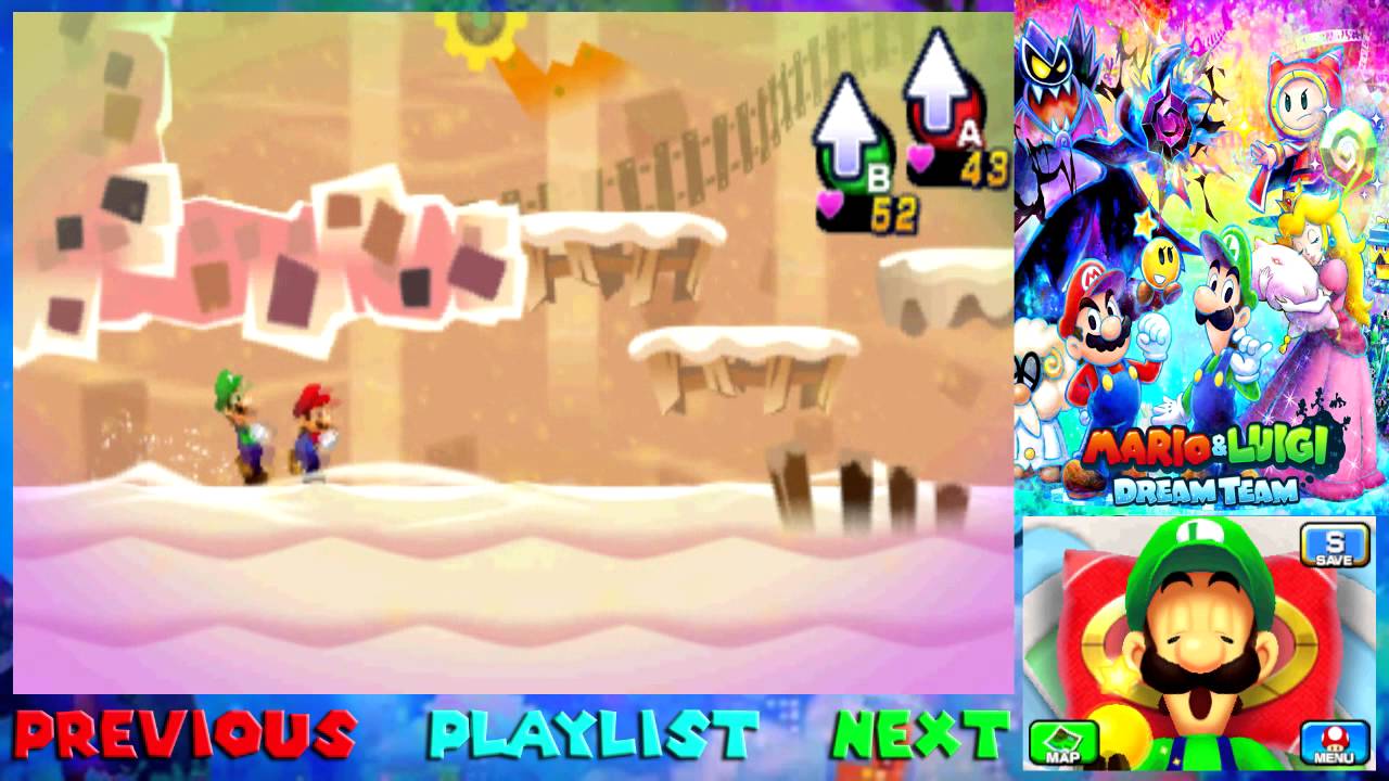 Let's Play Mario and Luigi Dream Team Bros Part 12 Awkward Boss battle ...