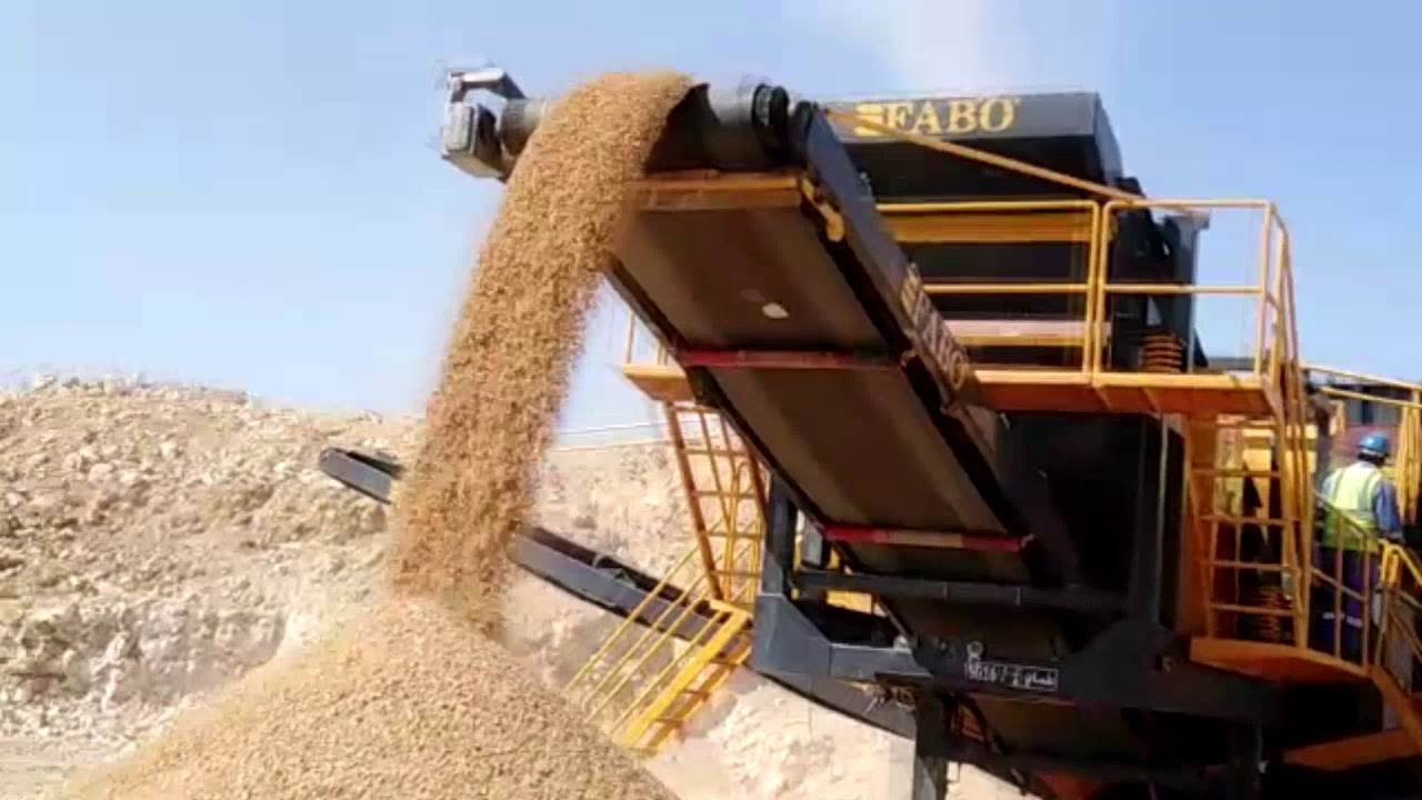 FABO New System PRO-100 Limestone Crushing Plant | Mobile Impact ...