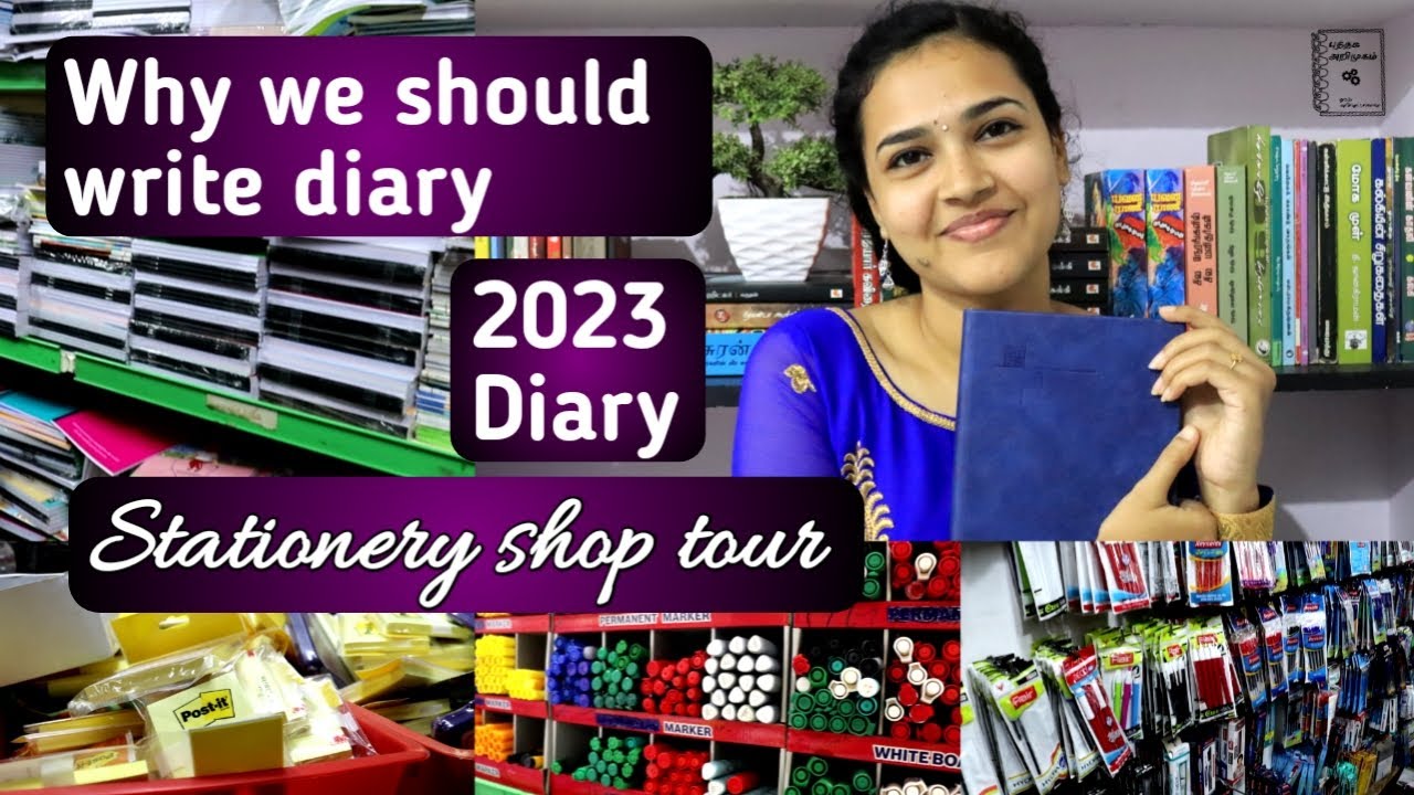 Why we should write diary | 2023 diary | Stationery shop tour | happy ...