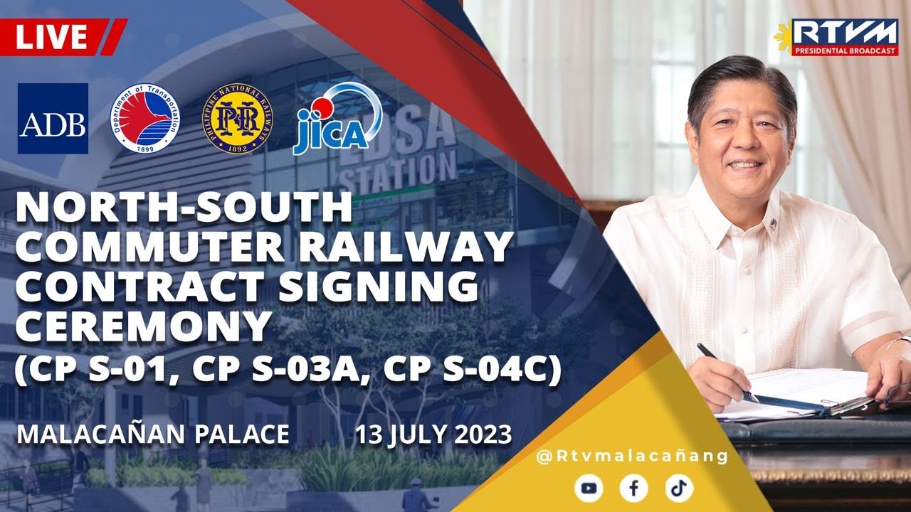 Contract Signing of South Commuter Railway Project Contract Package S ...