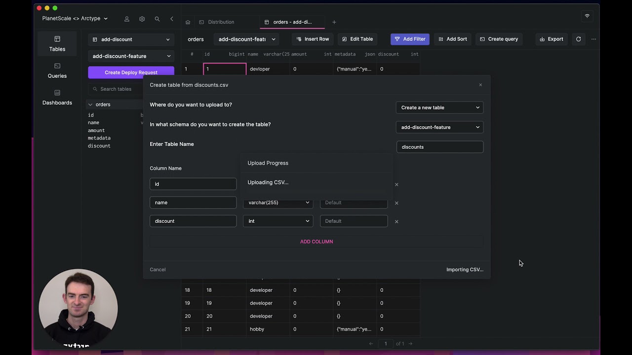 Using Planetscale Branches With Arctypes Mysql Client Youtube