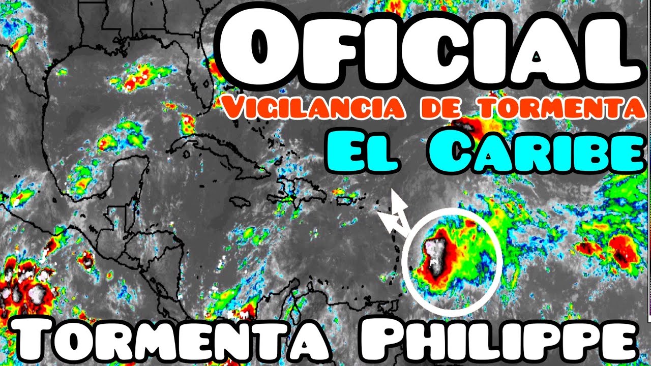 Tormenta Philippe cambia al Oeste y hay vigilancia de tormenta para el ...