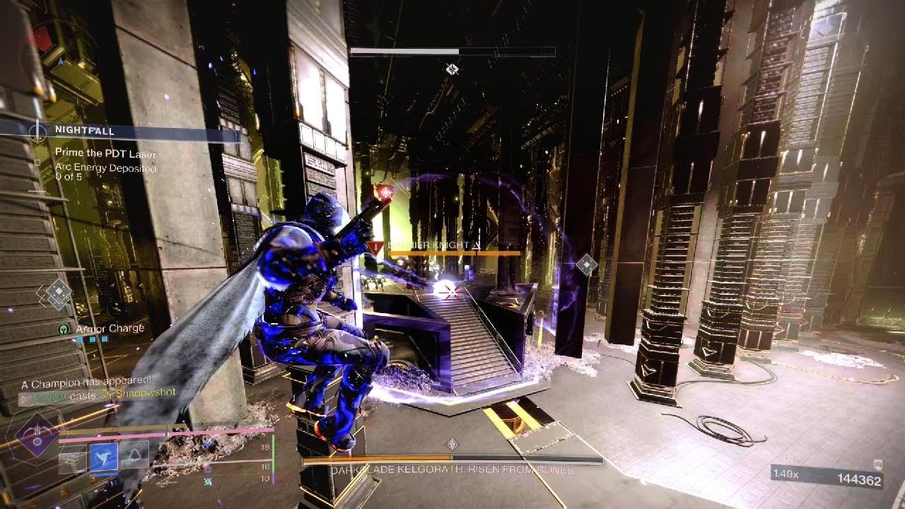 Solo Master Nightfall Heist BG Mars w/ Mask Of Fealty & Queenbreaker ...