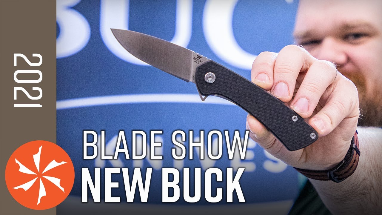 New Buck Knives at Blade Show 2021 - KnifeCenter.com - YouTube