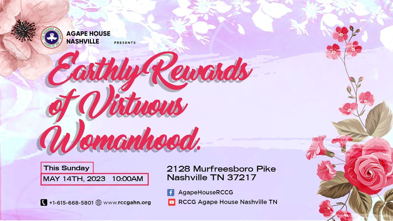 Earthly Rewards of Virtuous Womanhood - Dr. Moses Ochonu | 5.14.23 ...