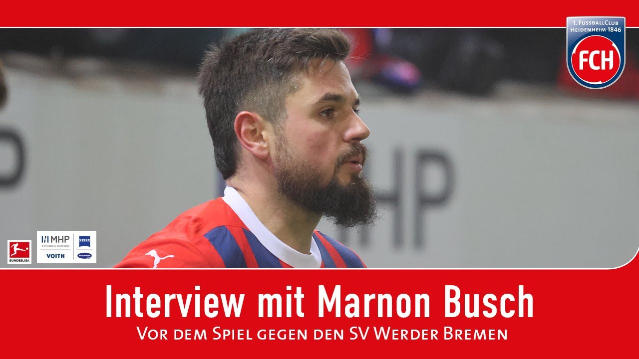 Marnon Busch vor dem Duell mit Werder Bremen: Ein ganz besonderes Spiel ...