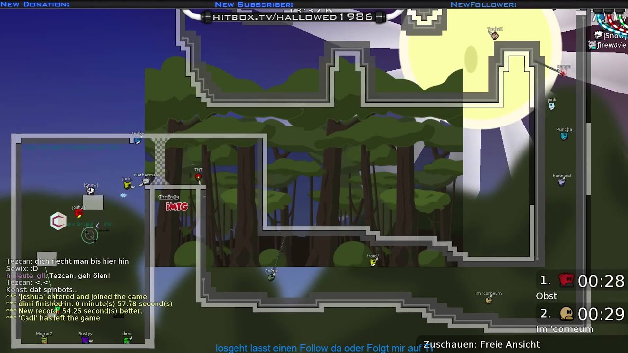 #38 1/3 Solo Teeworlds DDNET Tournament [FullHD] - YouTube