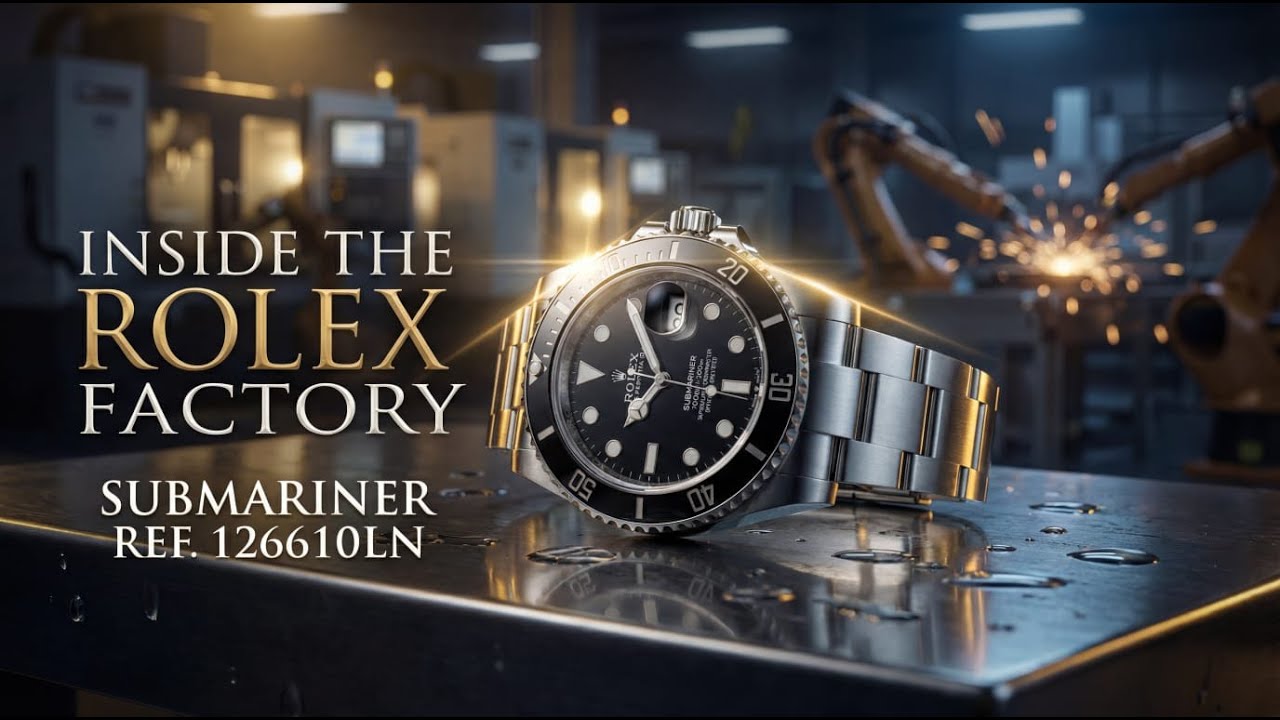 How Rolex Builds the Submariner in a Mega Factory | Luxury Watch ...