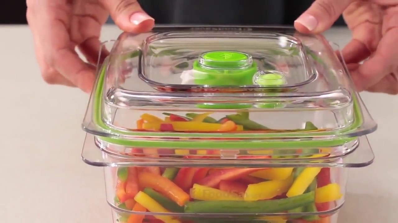 Cómo usar los recipientes para envasar al vacío - YouTube