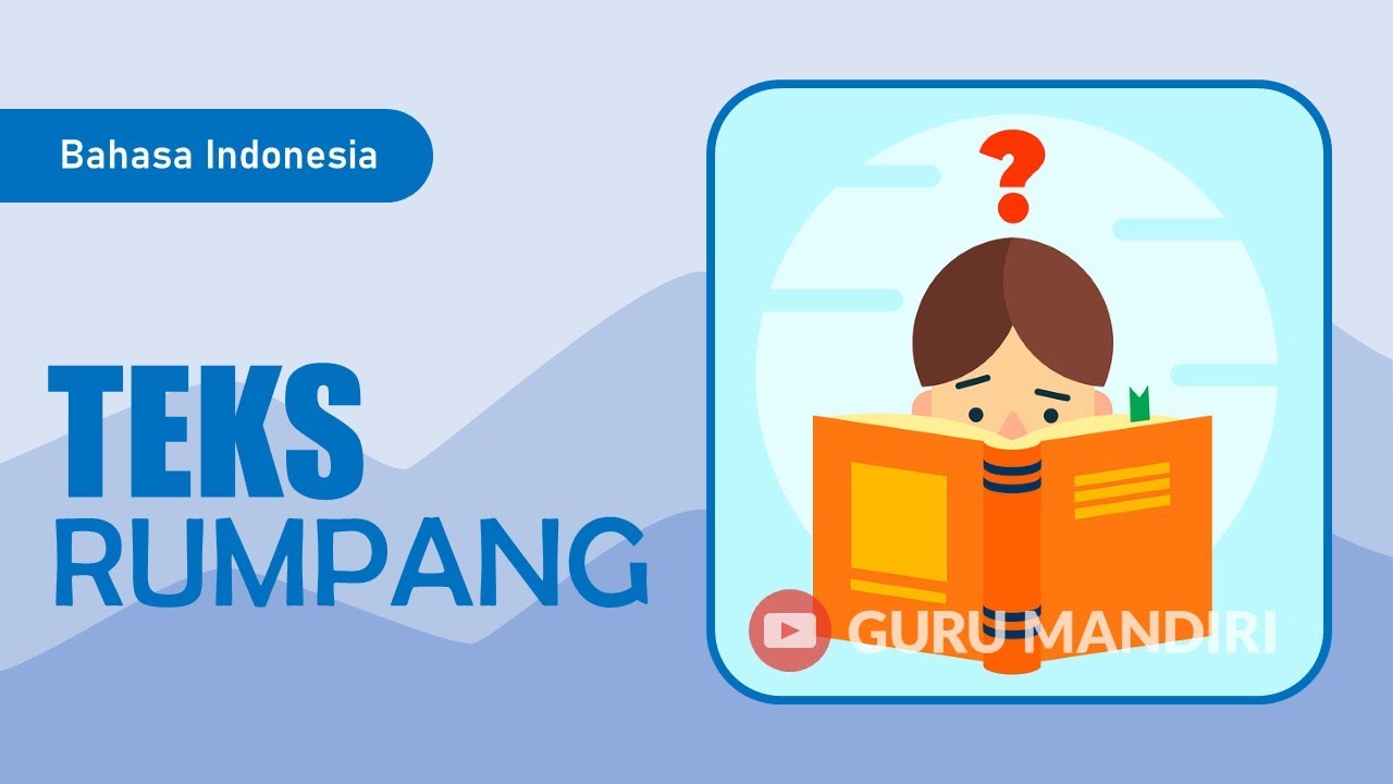 Bahasa Indonesia Teks Rumpang - YouTube