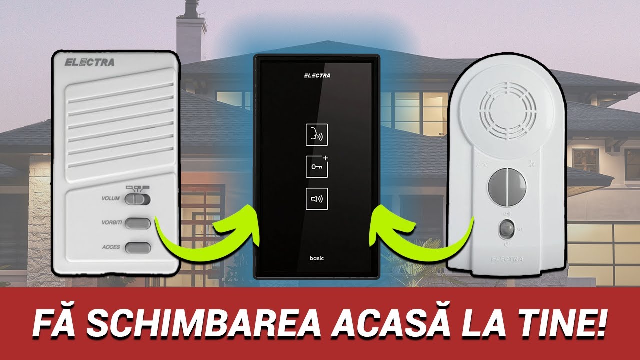 Schimba postul de interior al interfonului cu modelul nou Electra IA ...