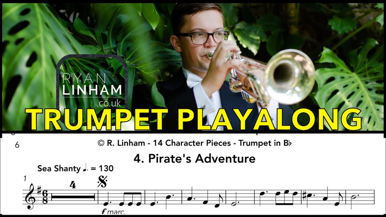 Trumpet Playalong - 4. Pirate's Adventure - 14 Character Pieces Solo ...