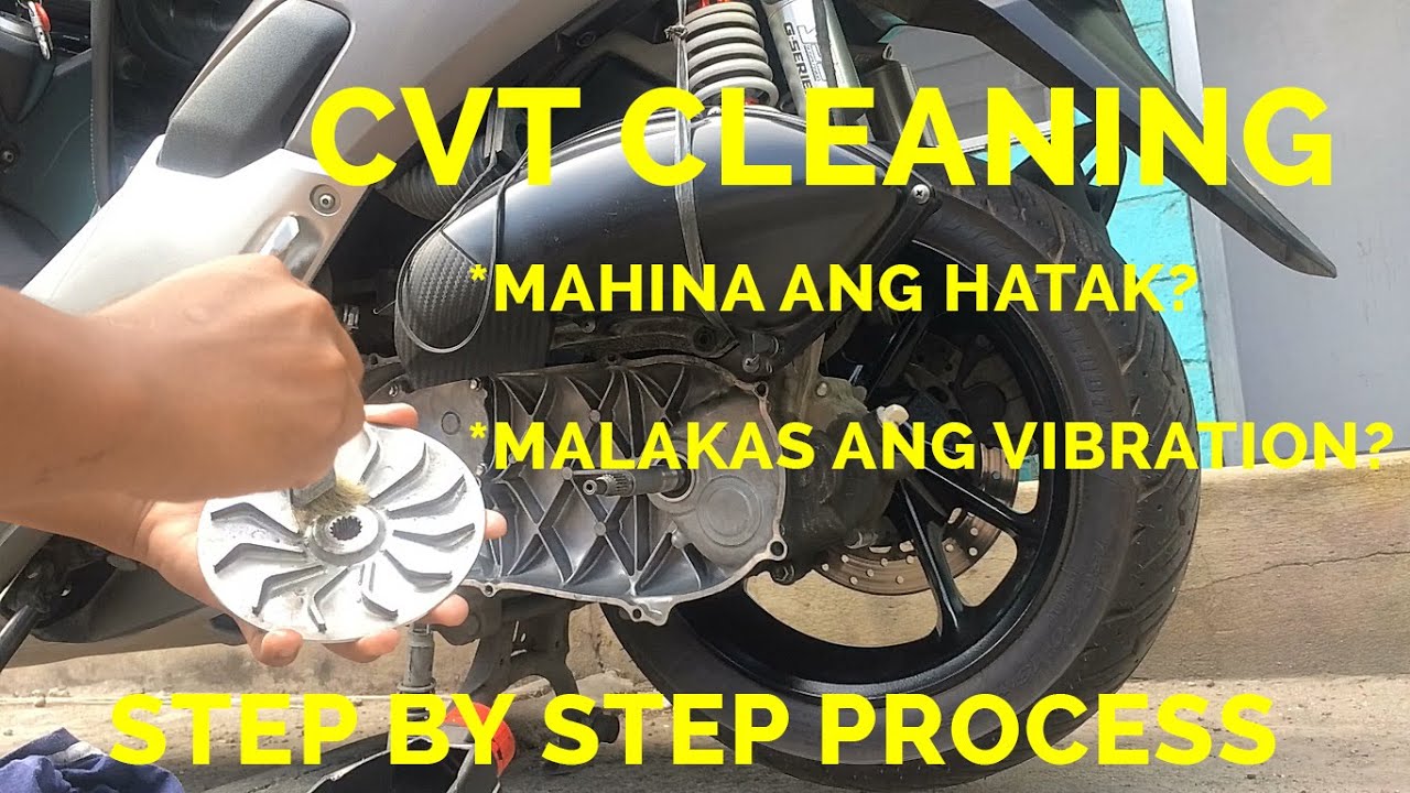 Yamaha NMAX 155CC CVT Cleaning Tutorial - YouTube