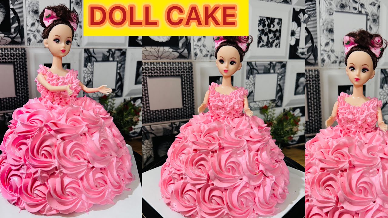 Barbie Doll cake|Doll cake sponge recipe - YouTube