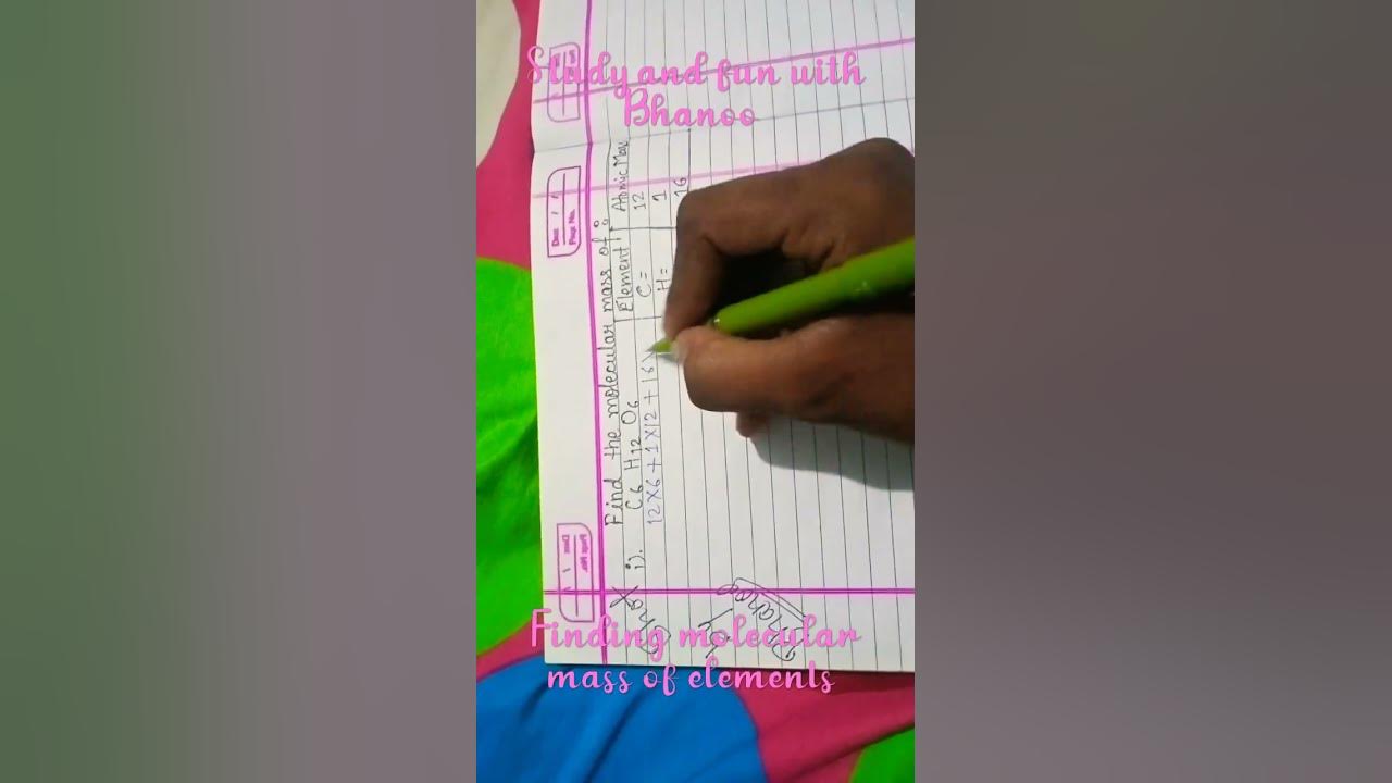 How To Find Molecular Mass Of Element for Class 9th 10th 11th And 12th how-to-find-molecular-mass-of-element-for-class-9th-10th-11th-and-12th