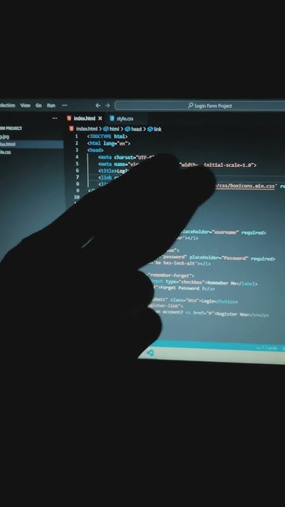 Power Of Css 💀 Login Form Pure Html And Css Project Htmlcss Css Coding Cswithrc Youtube
