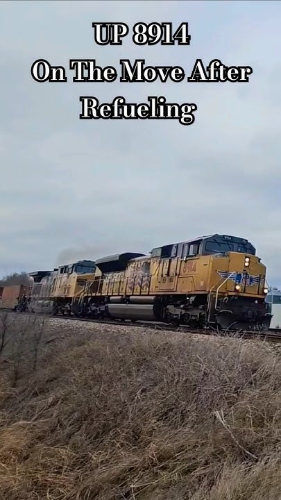 UP 8914 On The Move After Refueling - YouTube