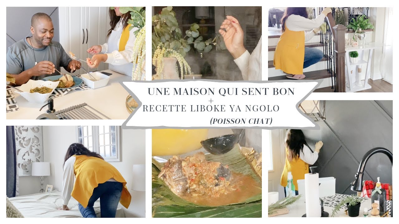 Une Maison Qui Sent Bon~ Astuces ~ Recette liboké ya Ngolo (poisson ...