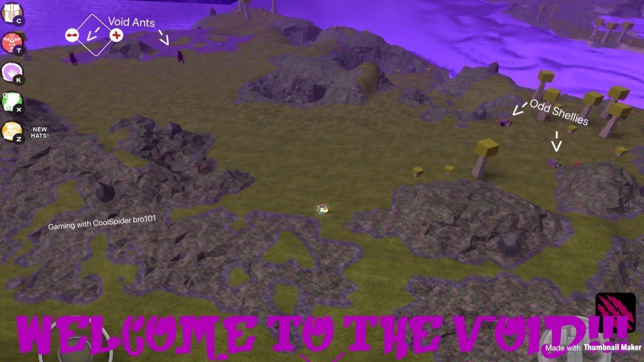 ROBLOX Booga Booga | VOID ANTS HURT!! TRAVELING TO VOID AND GETTING ...