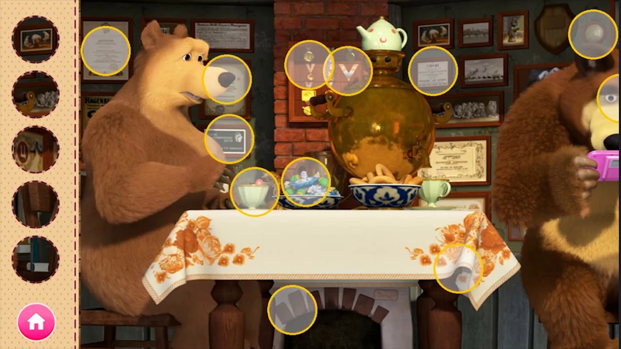masha and the bear games and activities ep - 2 - YouTube
