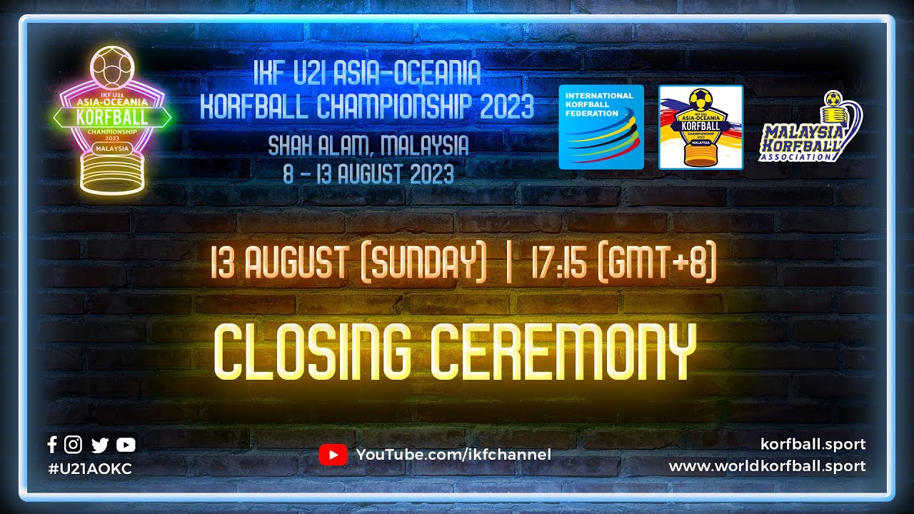 IKF U21 AOKC 2023 | Closing Ceremony - YouTube