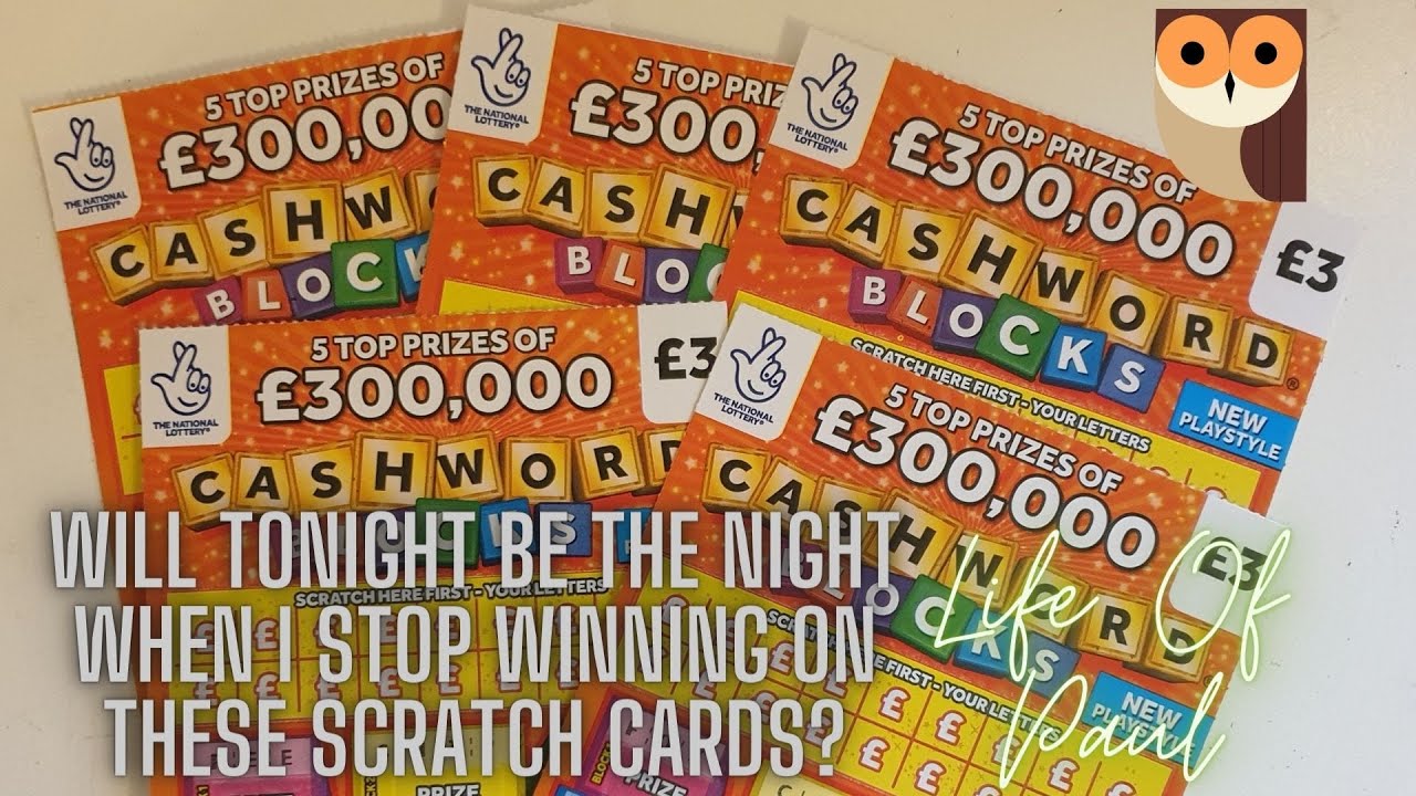 Scratch cards UK for all you Night Owls. £15 of Cashword Blocks Scratch ...