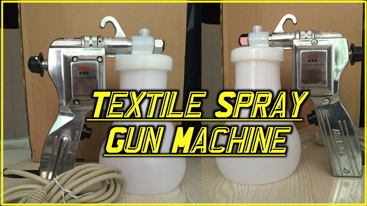 Spray gun machine switch change & cable connection Red Arrow Textile ...