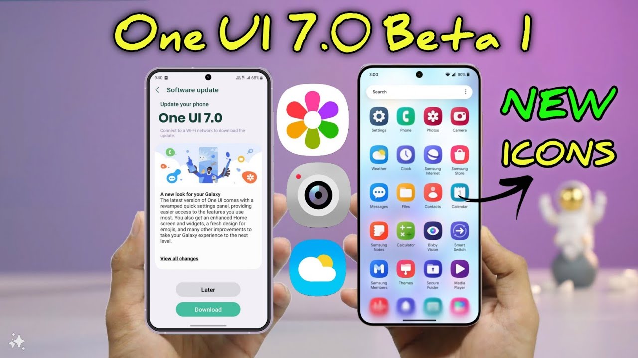 Samsung OneUI 7.0 Android 15 : First look 🔥🔥🔥 | New Icons Widgets ...