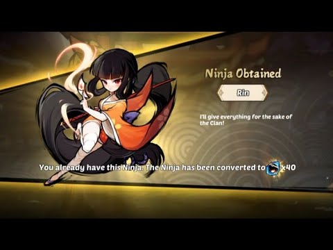 How to get Rin character in Ninja must die gameplay android - YouTube