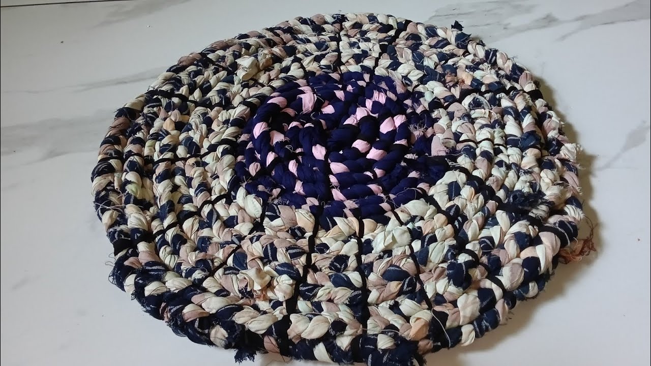 How to make door mat easy way simple method at home #doormat - YouTube