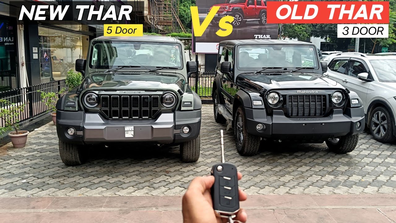 New Mahindra Thar Roxx Vs Old Thar Comparison ️| इतना सब बदल गया इस New ...