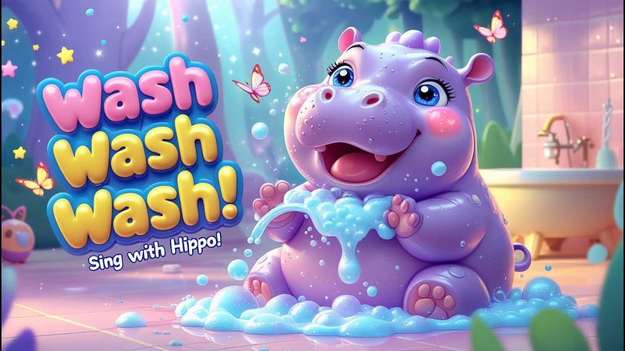 Wash Your Hands Song for Kids 🧼 | Fun & Catchy Hygiene Song with Happy ...