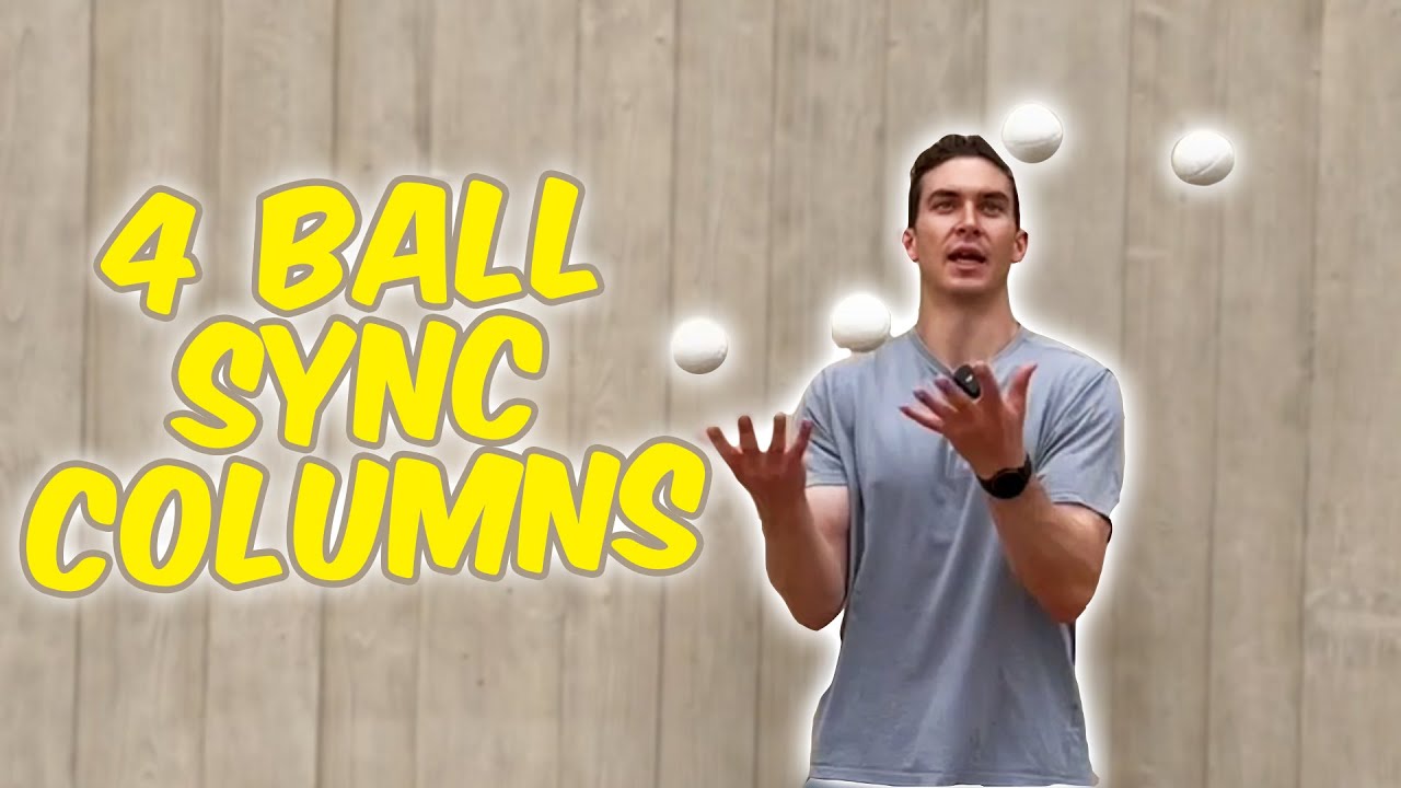 How to Juggle Separate Synchronised Columns | 4 Ball Juggling Tutorial ...