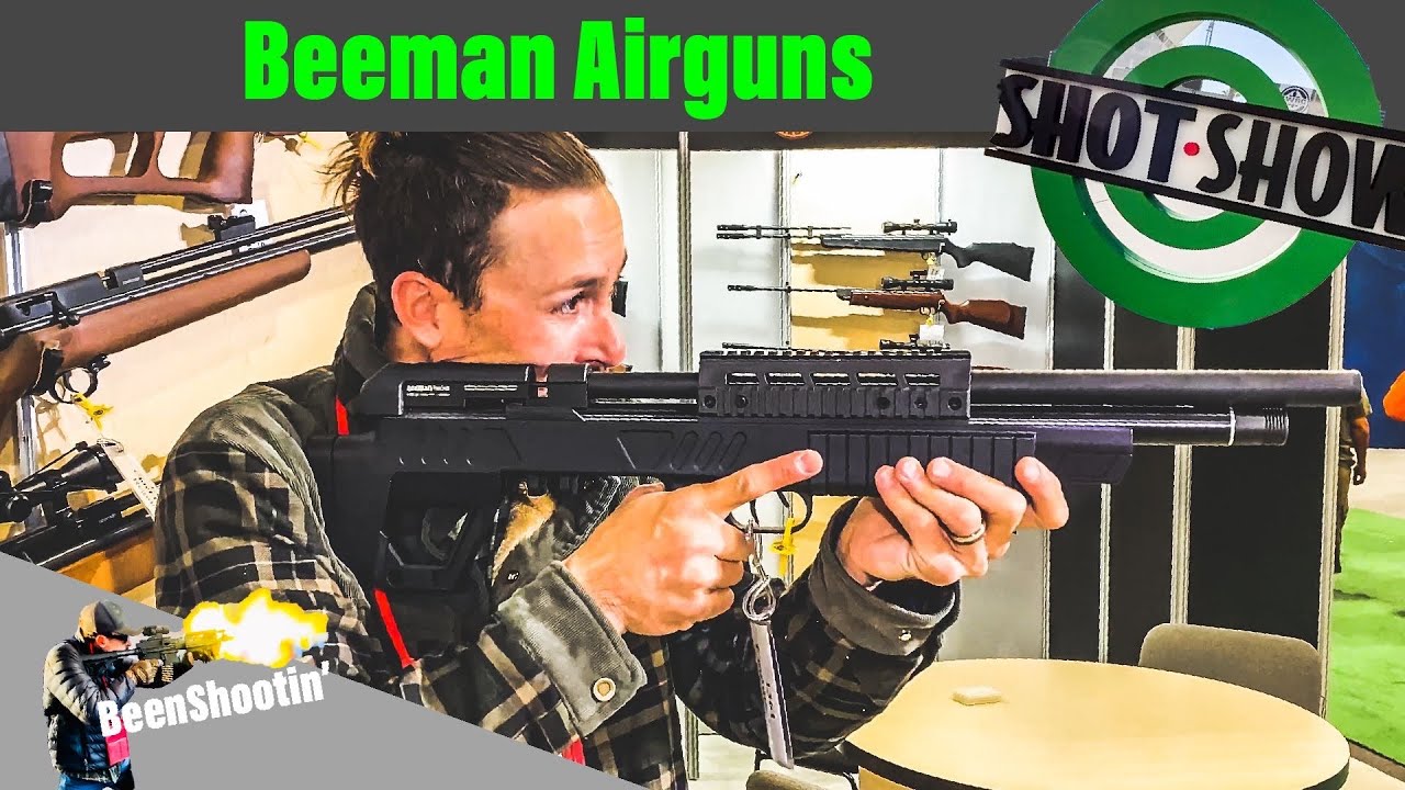 NEW Beeman PCP Under Lever at SHOT Show 2023 with Composite Stock - YouTube