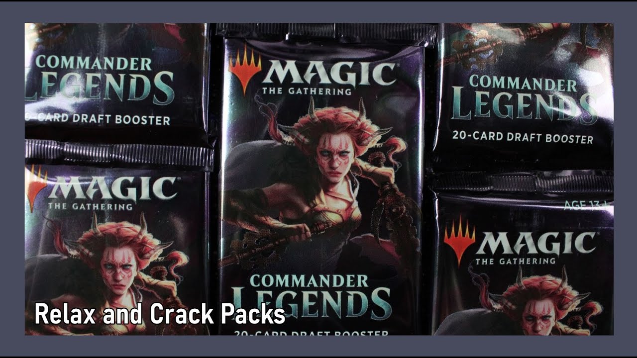 ASMR - MTG - Commander Legends Pack Opening #7 - Relax and Crack Packs ...