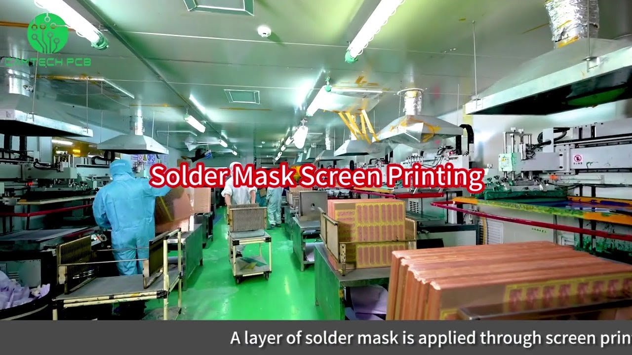 Solder Mask Screen Printing - YouTube
