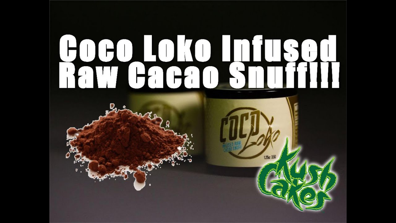 Coco Loko Infused Raw Cacao Snuff - YouTube