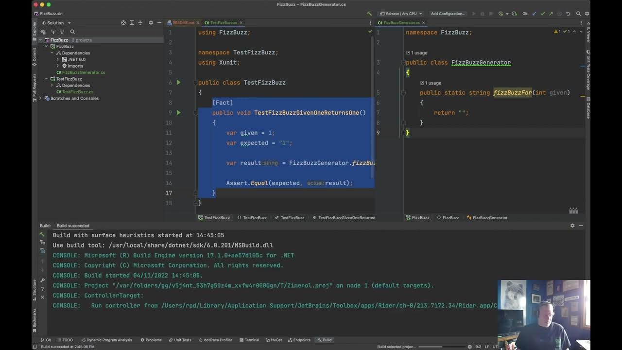TDD 101: FizzBuzz using C# and xUnit - YouTube