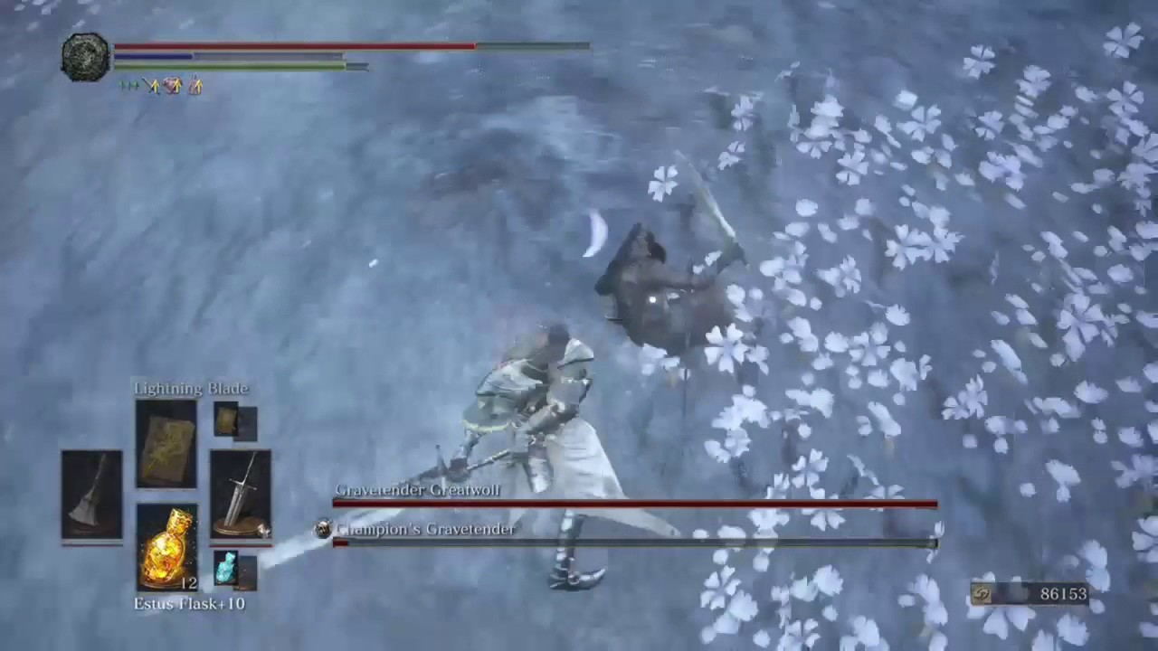 DARK SOULS 3, Lothric Knight Greatsword vs Champion's Gravetender and ...
